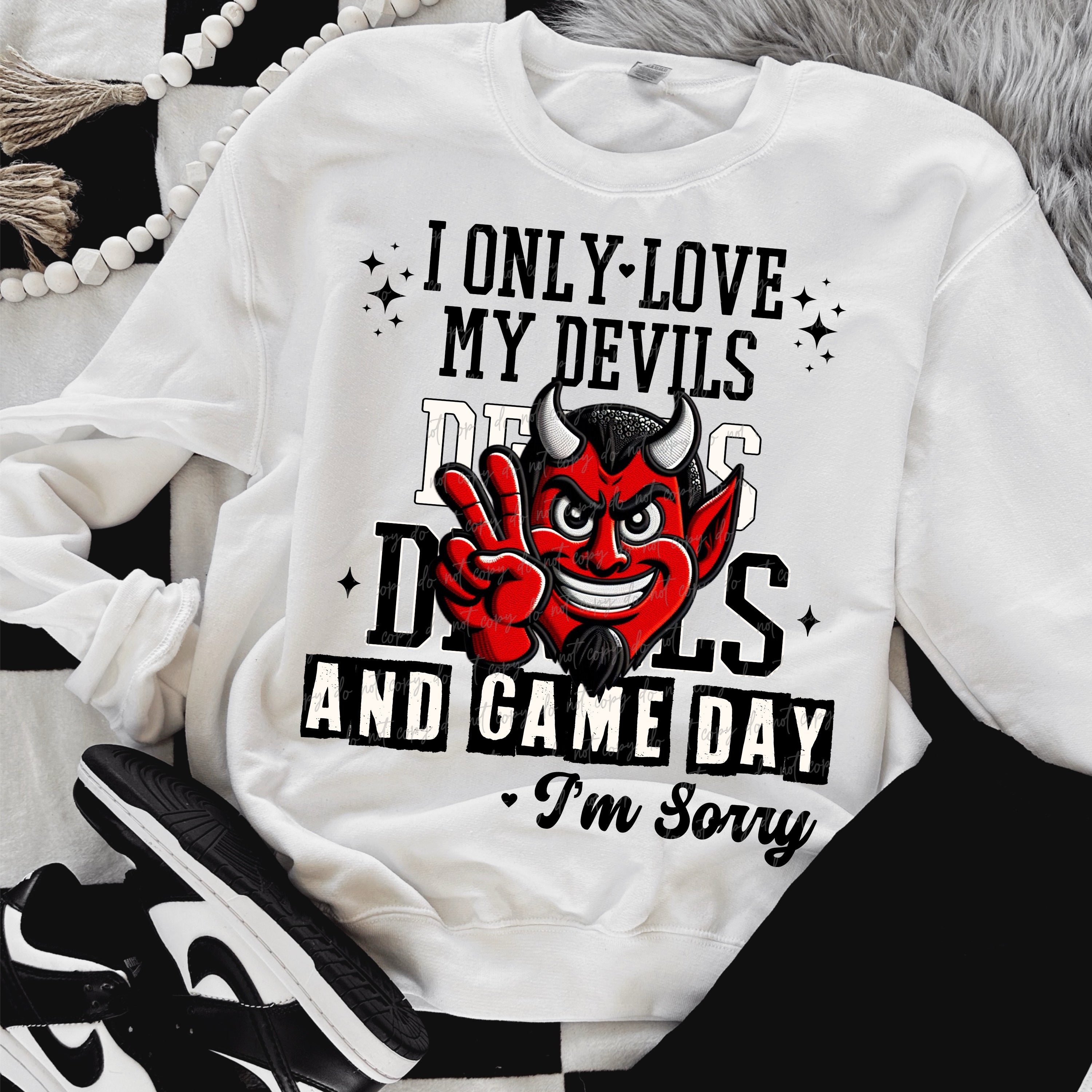 I Only Love My Red Devil – Virgo Design Shop